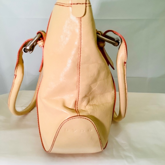 Hype | Bags | Hype Leather Bag Large Vanilla Purse Tote Shoulder | Poshmark